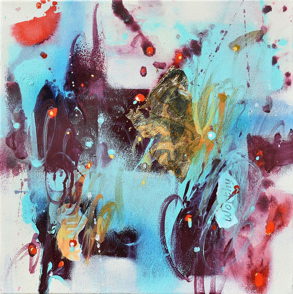 Mystical Shade – Contemporary Abstract Art by Cynthia Ligeros